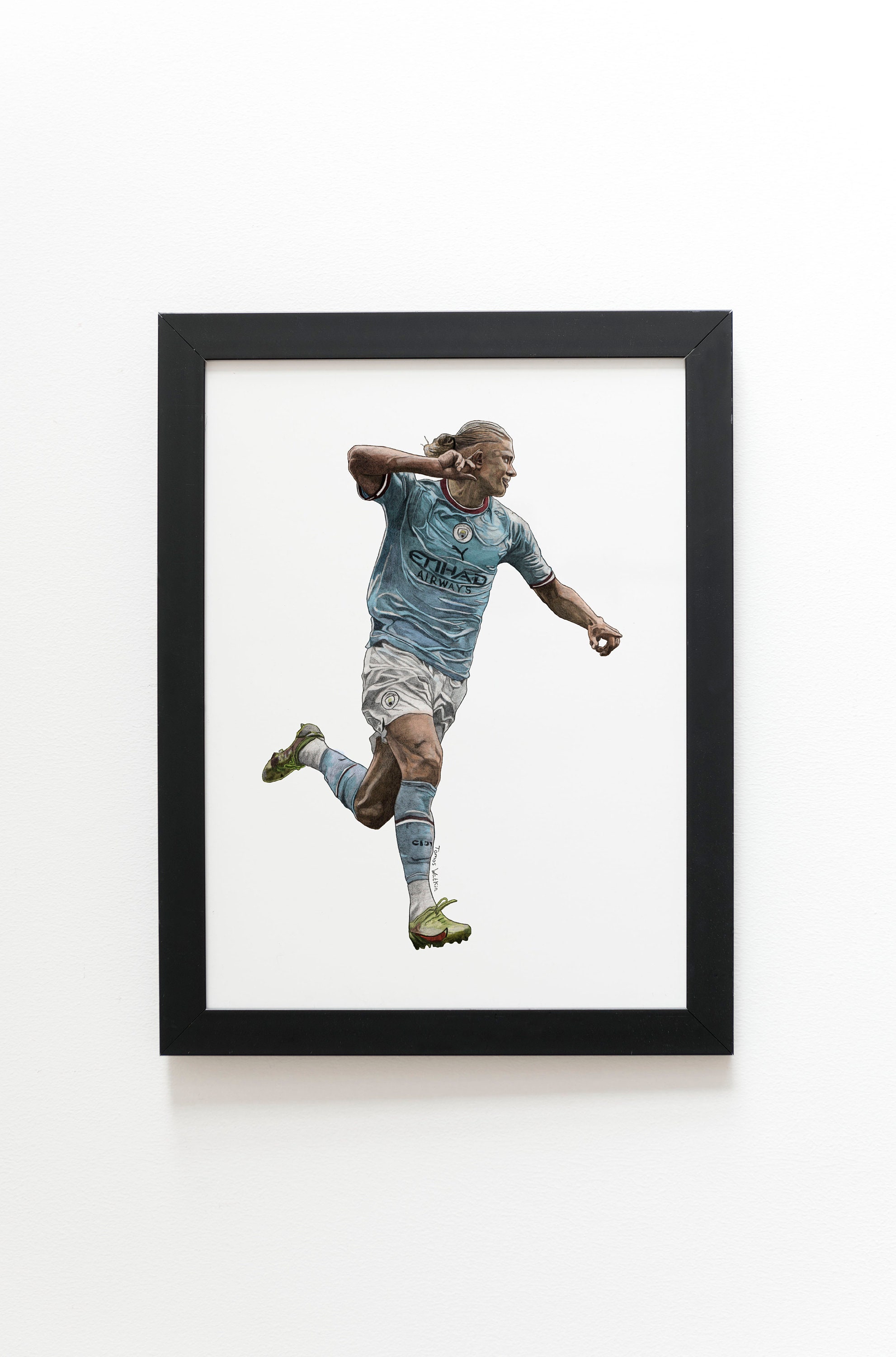 Erling Haaland Manchester City Print A5/A4/A3 - Etsy