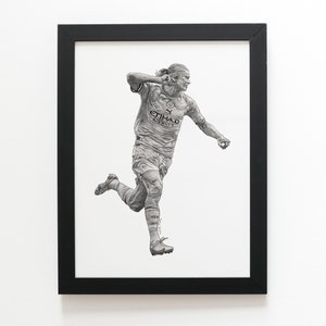 Erling Haaland Manchester City Print A5/A4/A3 - Etsy