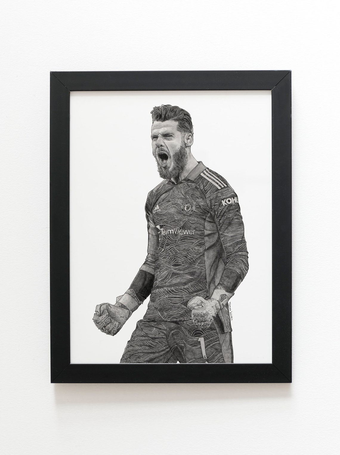David De Gea Portrait Print A5/A4/A3 - Etsy