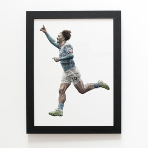 Jack Grealish Manchester City Artwork Print A5/A4/A3 - Etsy