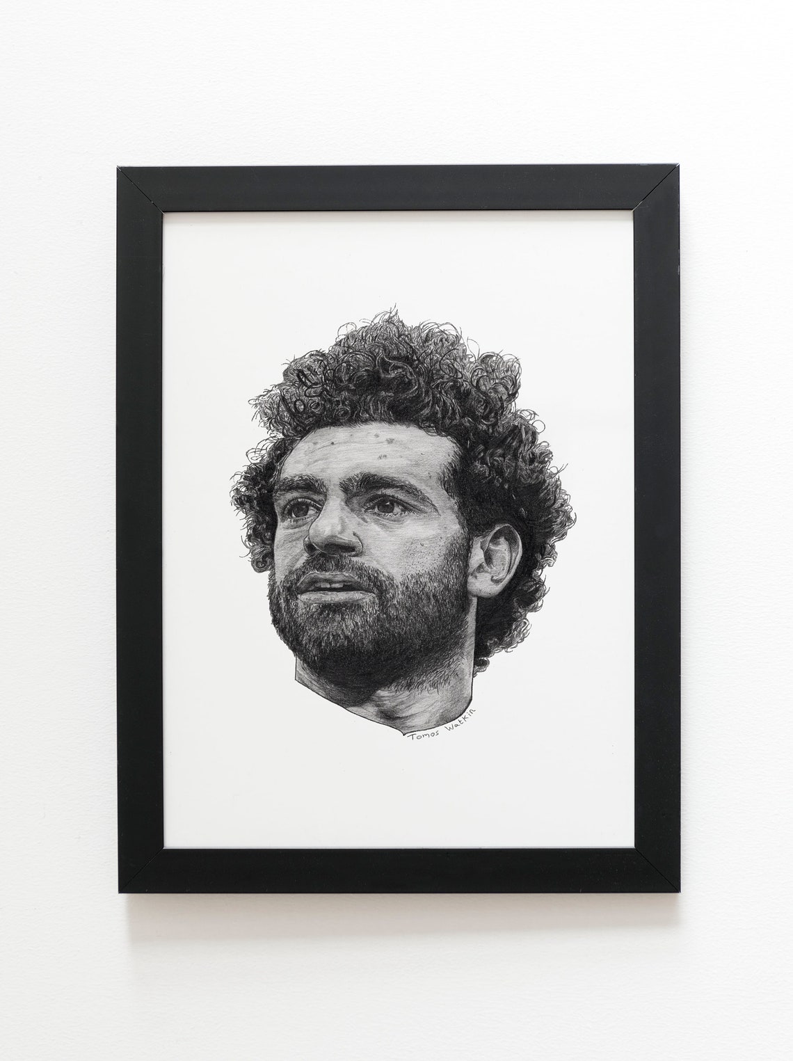 Mohamed Salah Portrait Print A5/A4 - Etsy