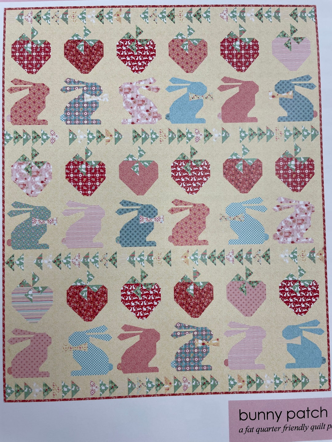 Bunny Patch Quilt Pattern by Poppie Cotton - Etsy