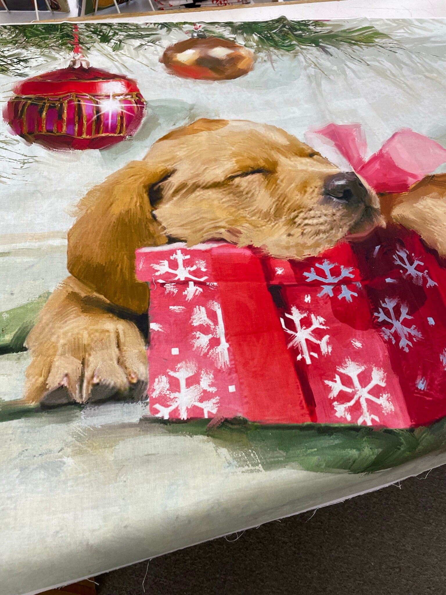 Sleepy Pup Quilt Kit All Wrapped Up 60 X 52 - Etsy