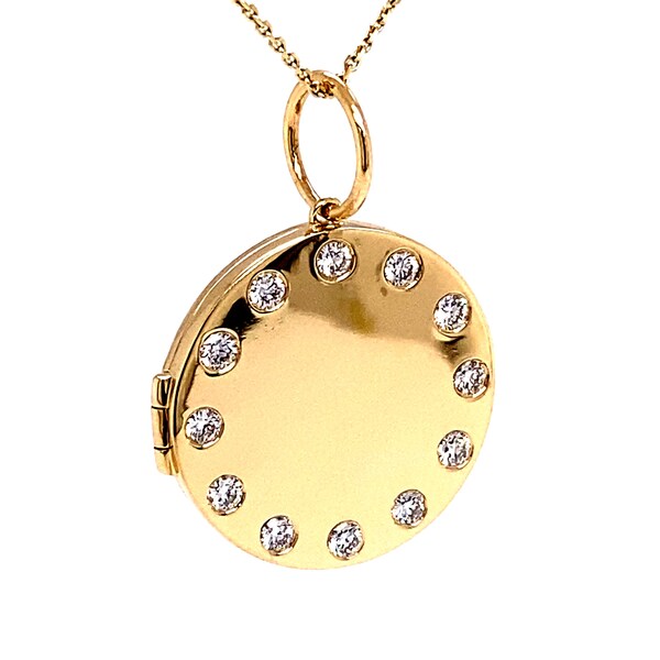 Simple Gold Locket - Etsy