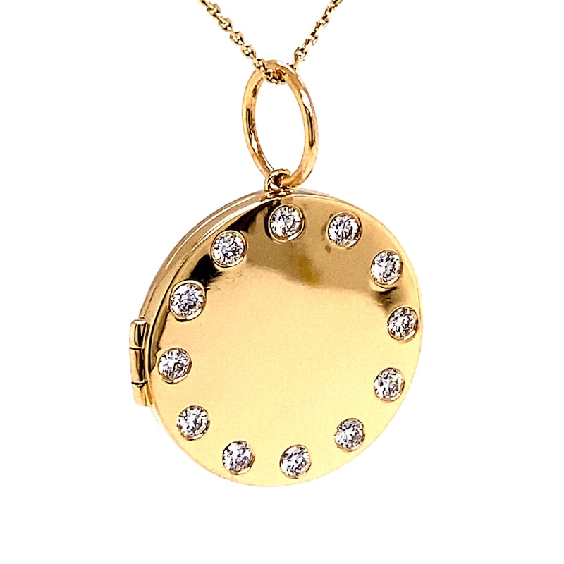 Simple Gold Locket - Etsy