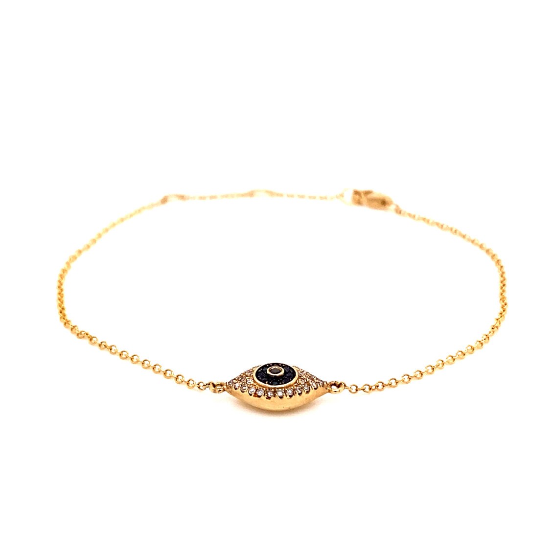 14k Gold Diamond Blue Sapphire Black Diamond Center Stone - Etsy