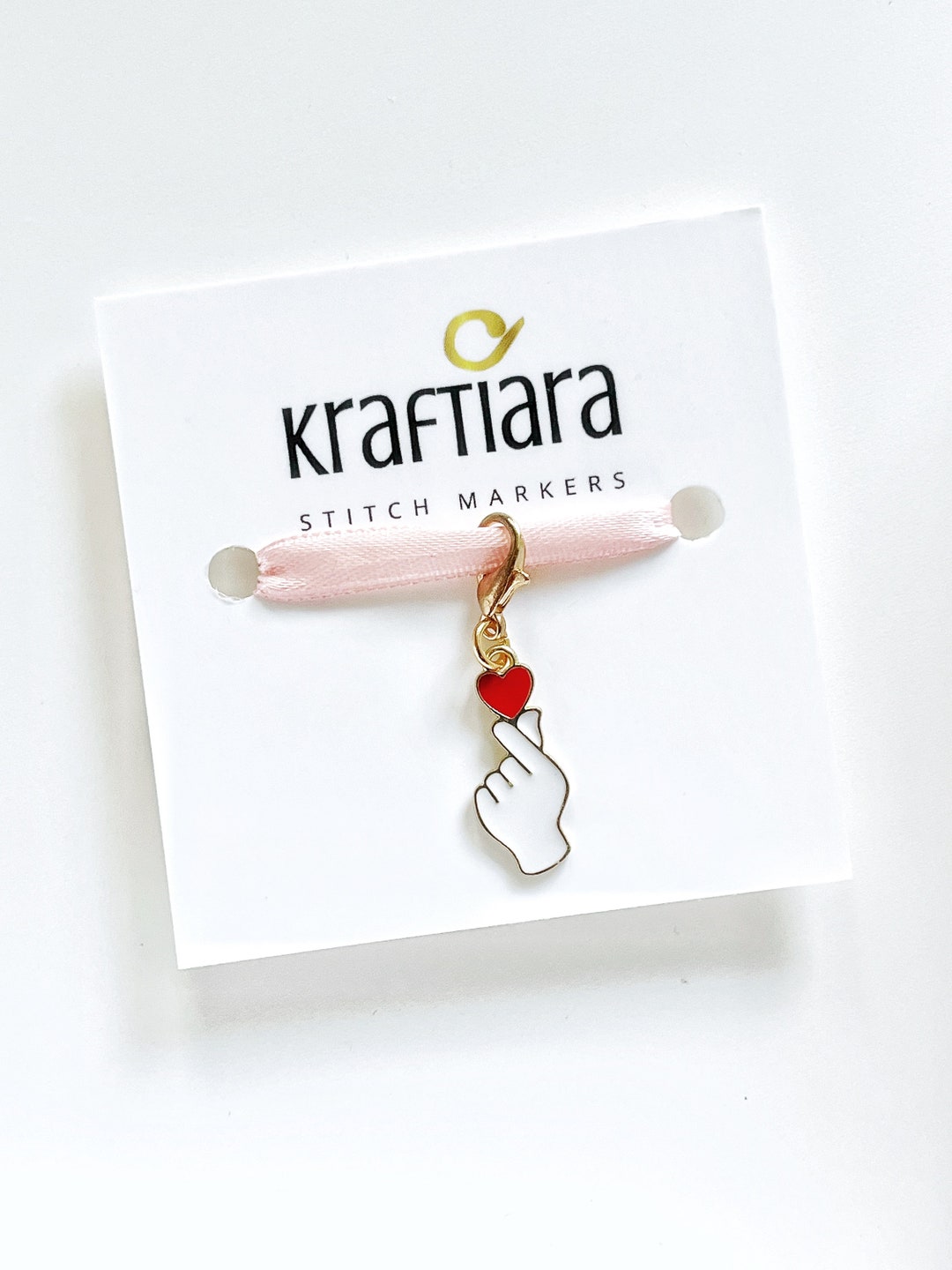 Finger Heart Stitch Marker, Crochet and Knitting Accessories for K ...