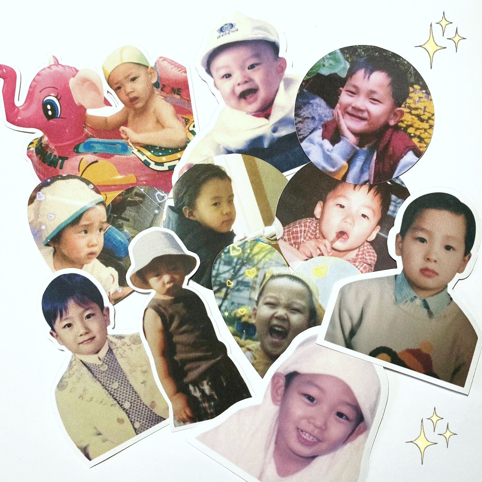 The Boyz Baby Picture Sticker Set kpop - Etsy