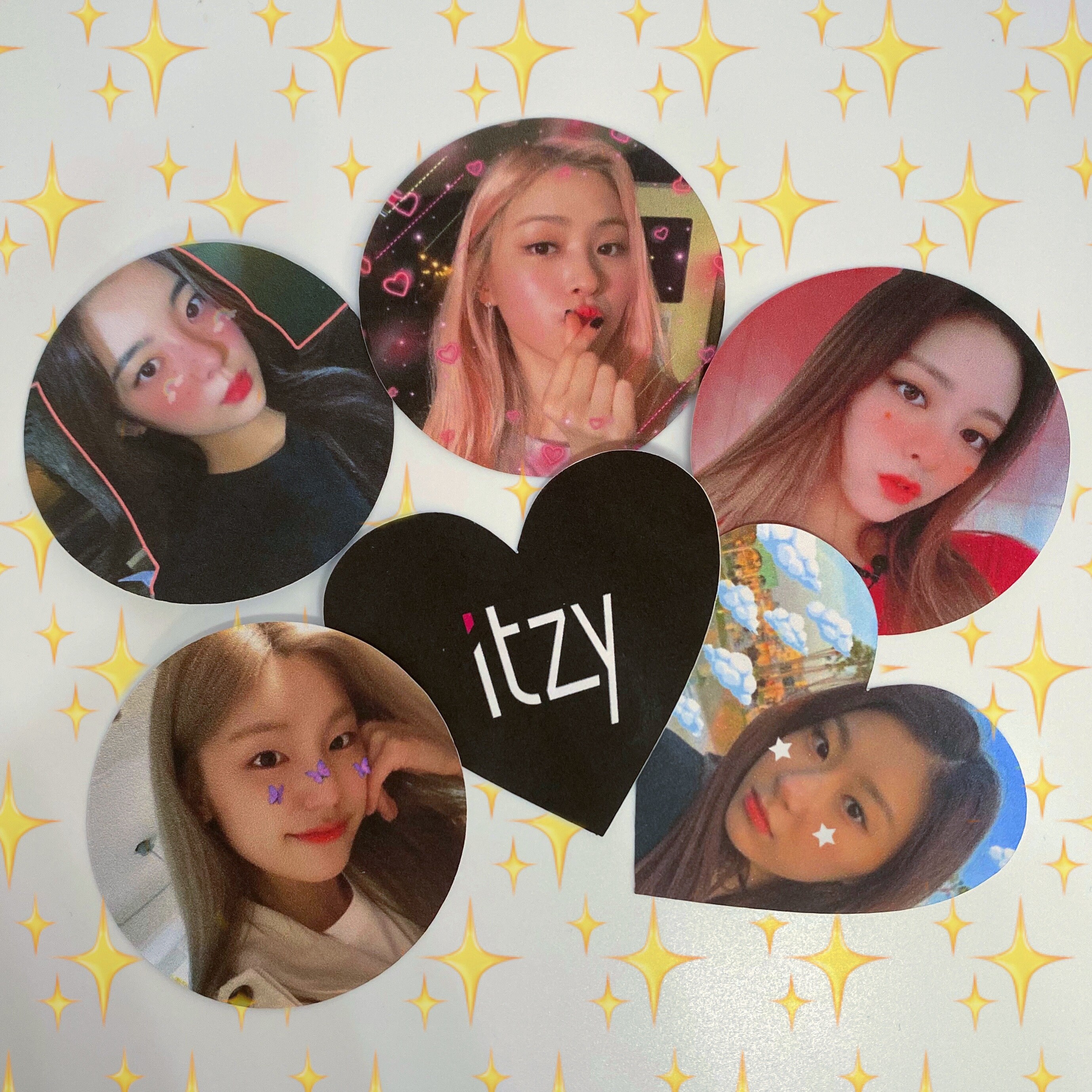 Itzy Sticker Set kpop | Etsy