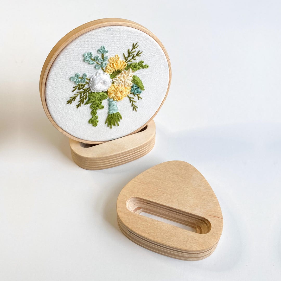 Hoop Prop: Embroidery Hoop Stand or Cross Stitch Display, Easy Gifting ...