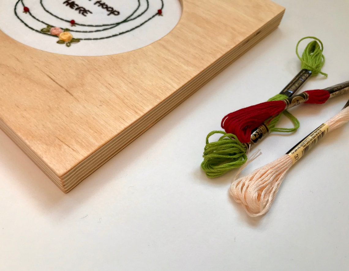 SQUARE Embroidery FRAME. Hand Embroidery Frame. Cross Stitch - Etsy.de