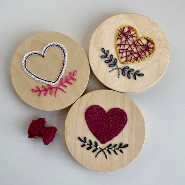 Embroidery on Wood - Etsy