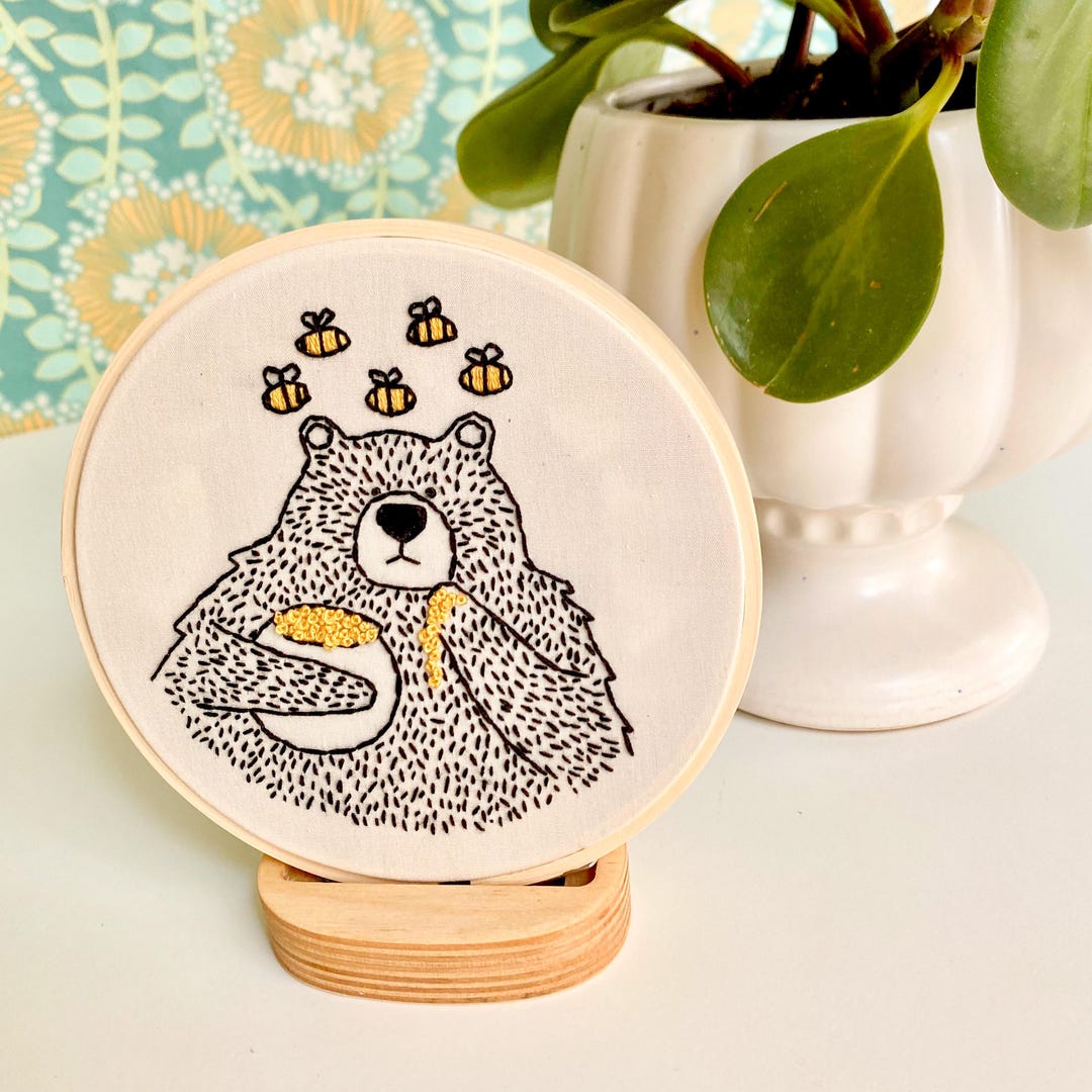 Hoop Prop: Embroidery Hoop Stand or Cross Stitch Display, Easy Gifting ...