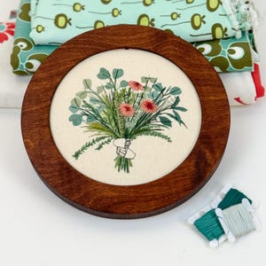 Round Embroidery Frame: Modern Hoop Art Display - Etsy