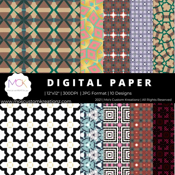 Mix N Match Digital Download Paper Journal Scrapbooking - Etsy
