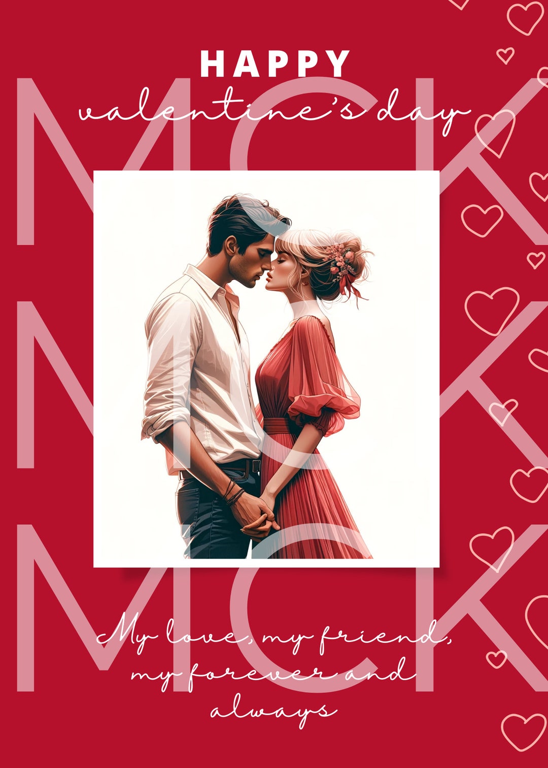 Instant Love: 'happy Valentine's Day' Digital Greeting Card – Printable ...