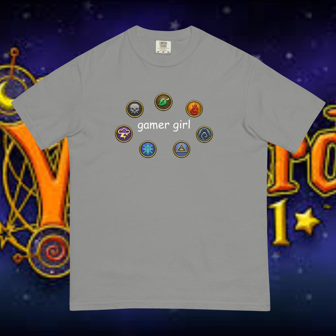 Wizard101 Gamer Girl T-shirt, Gift for Wizard101 Fans, Wizard101 ...