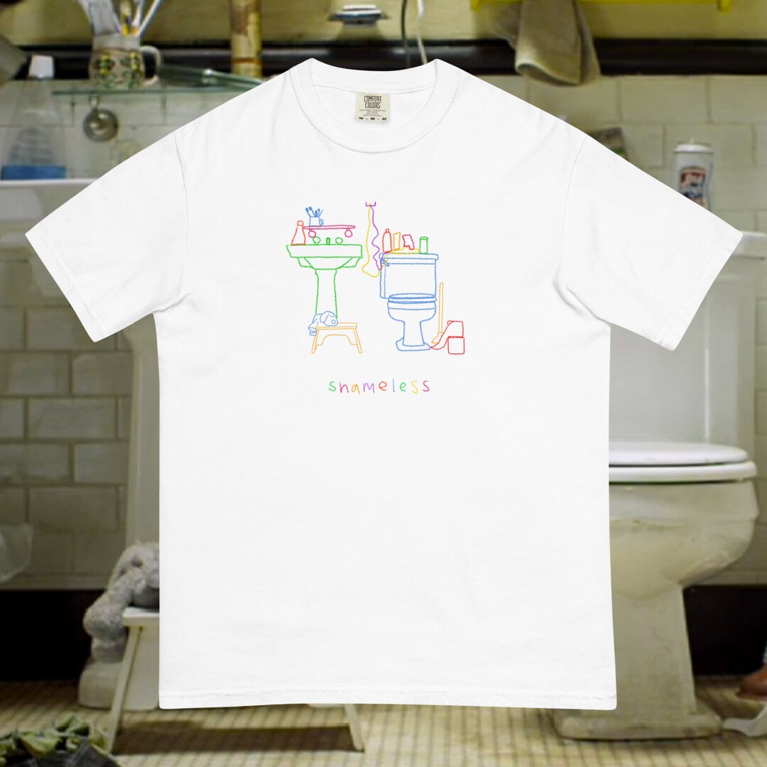 Shameless Bathroom Sketch T-shirt, Gift for Shameless Fans, Shameless ...