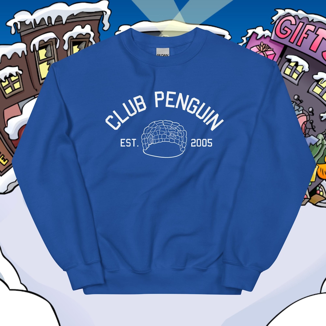 Club Penguin Est. 2005 Sweatshirt, Gift for Club Penguin Fans, Club ...