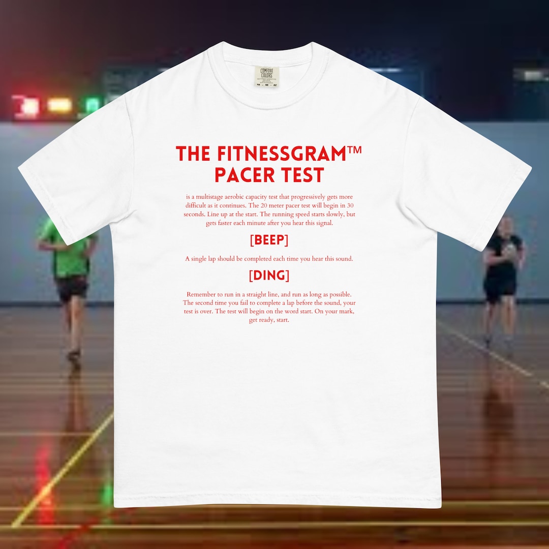 The Fitnessgram Pacer Test T-shirt, Retro School Gym Shirt, Nostalgic ...