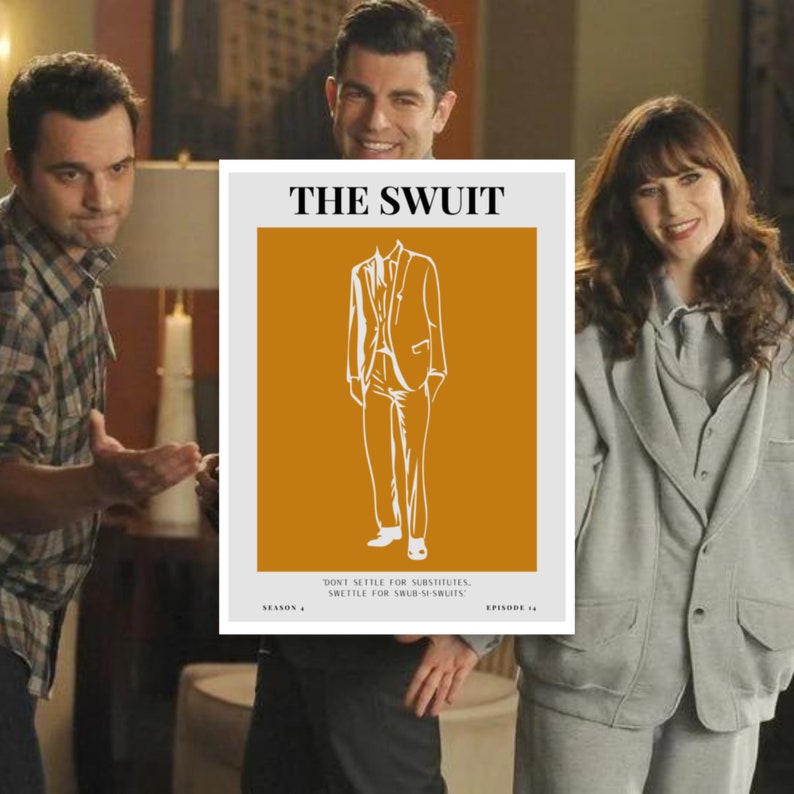 The Swuit New Girl Minimalist Vogue Style Poster - Etsy