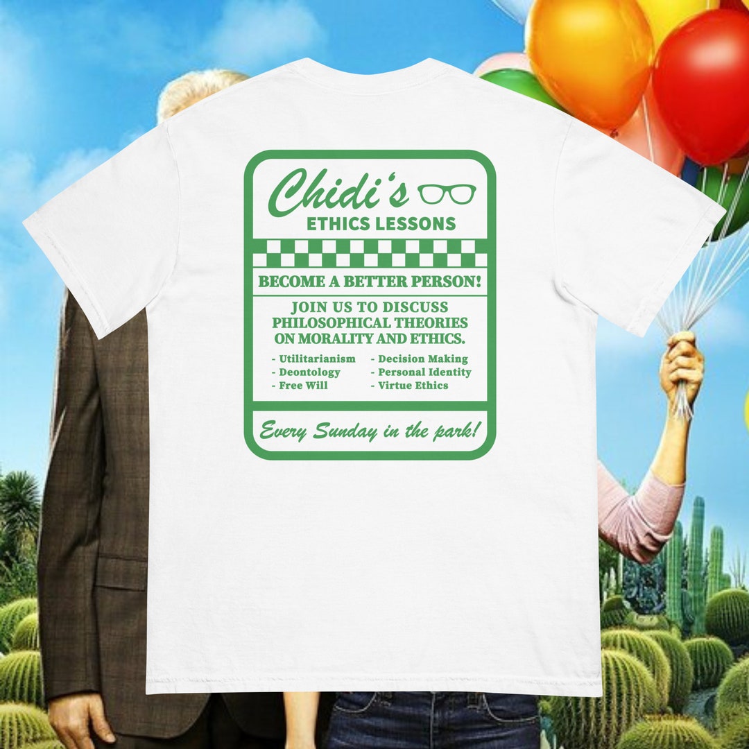 Chidi's Ethics Lessons Flyer the Good Place T-shirt, Gift for the Good ...