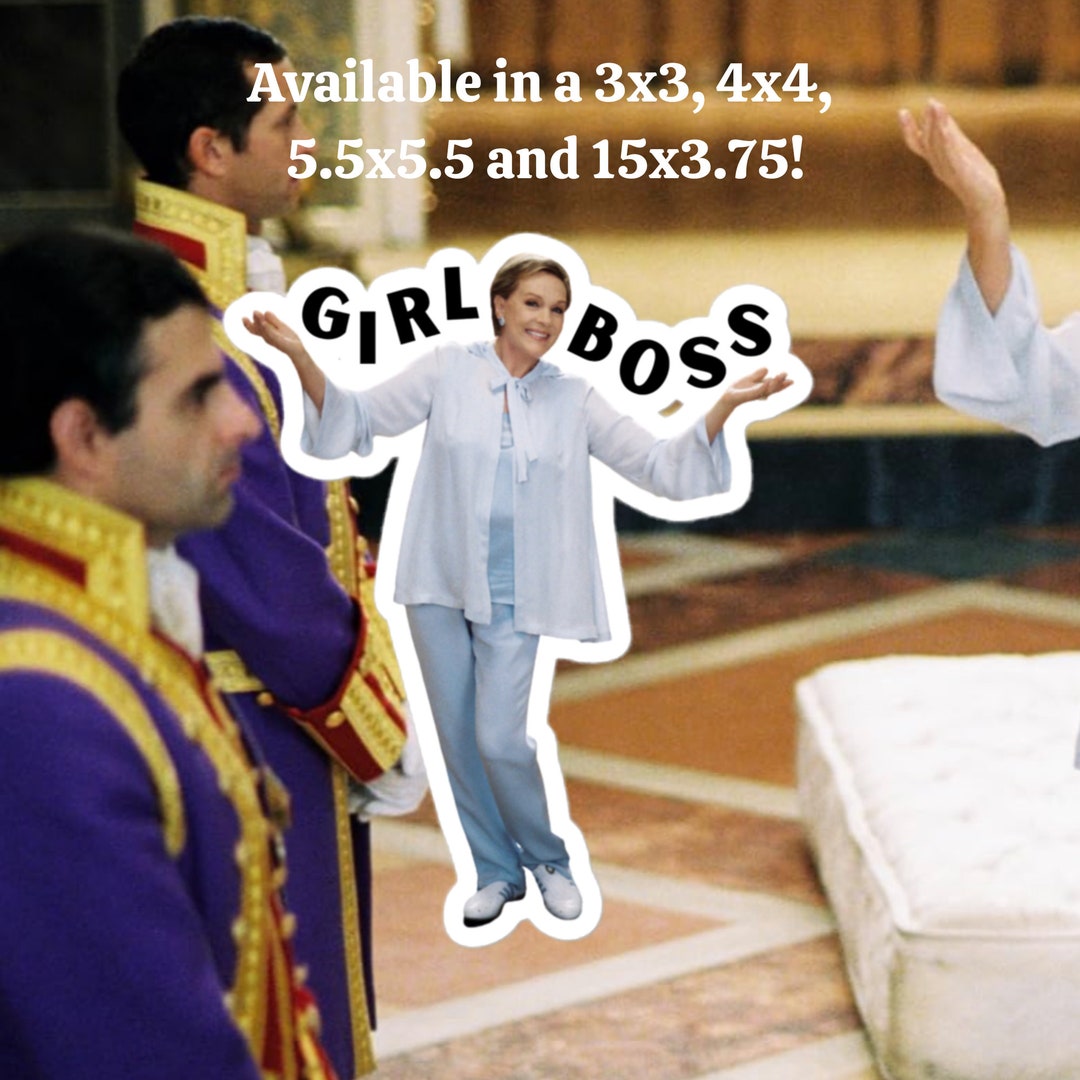 Julie Andrews Girlboss Princess Diaries Clarisse Renaldi Sticker - Etsy