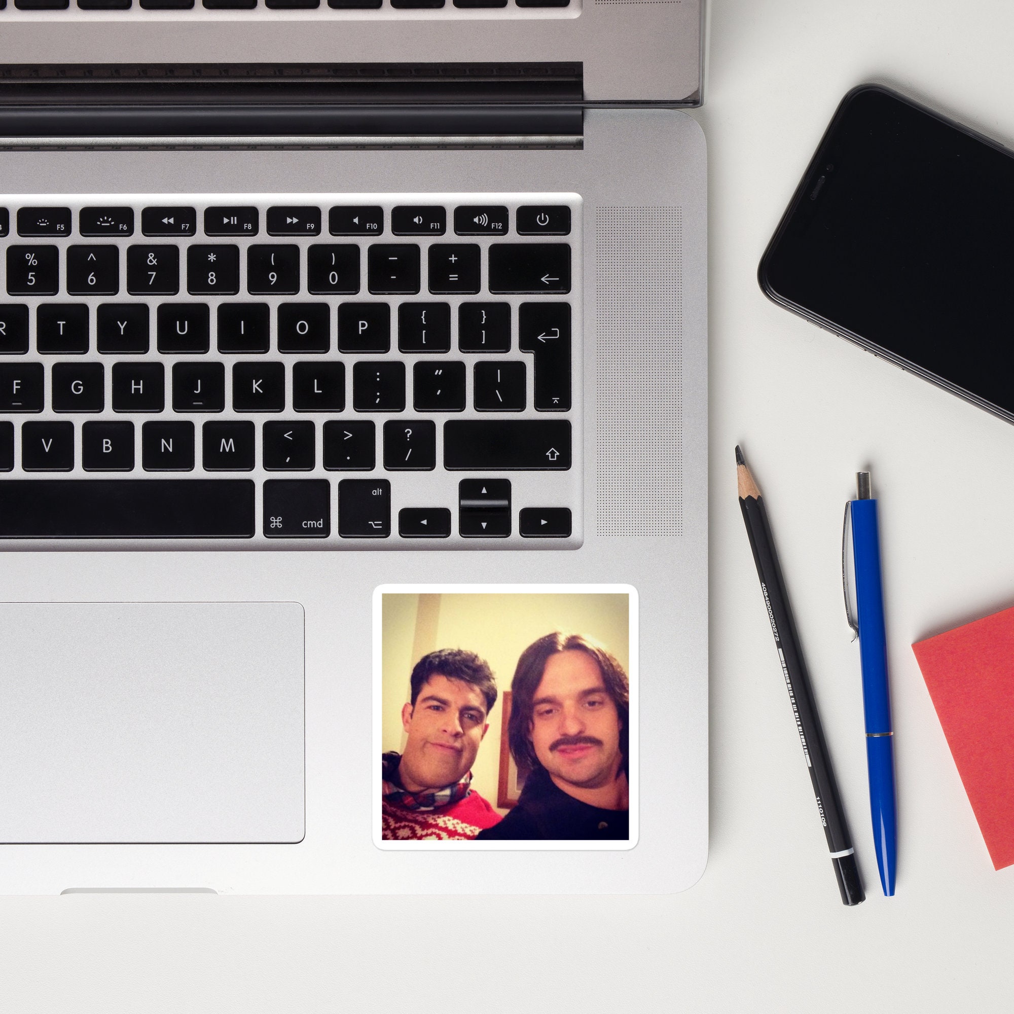 Nick Miller & Schmidt College Selfie New Girl Sticker - Etsy