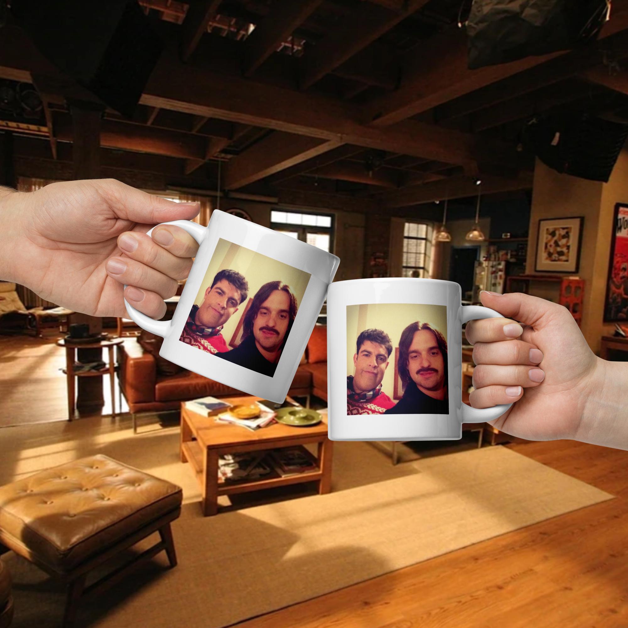 Nick Miller & Schmidt College Selfie New Girl Mug, Gift for New Girls ...