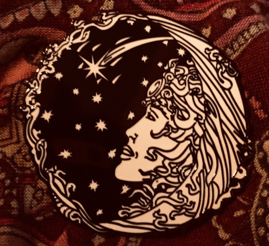 The Moon Lady Logo Pin - Etsy