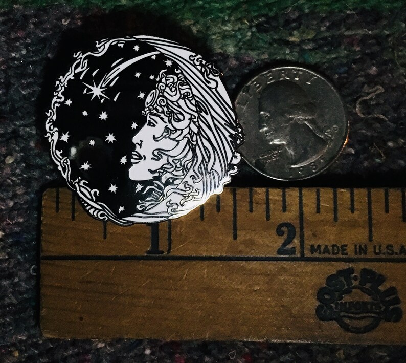 The Moon Lady Logo Pin - Etsy