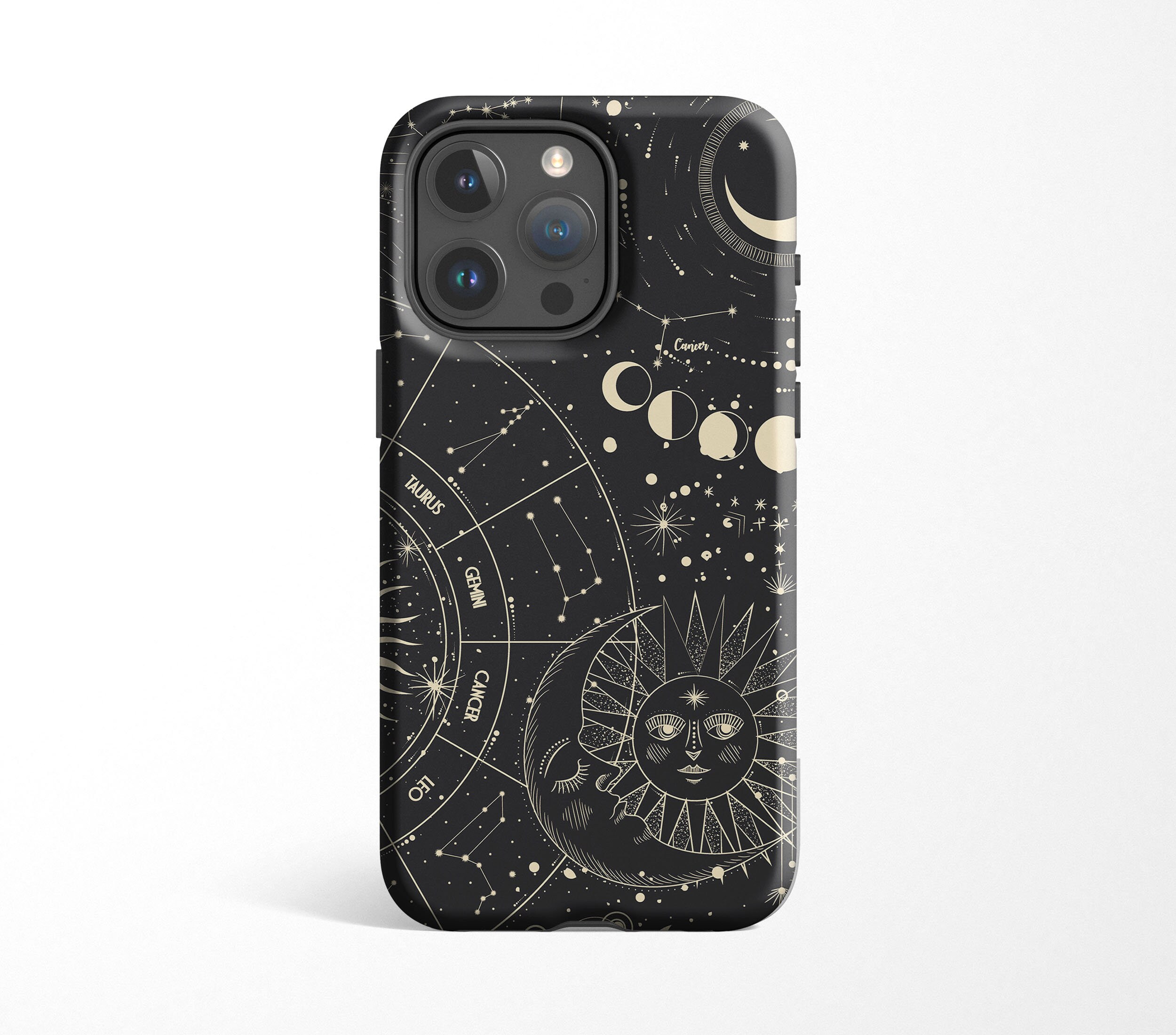 Zodiac Astrology Phone Case for iPhone 17, 16, 15, 14 Pro Max, iPhone ...