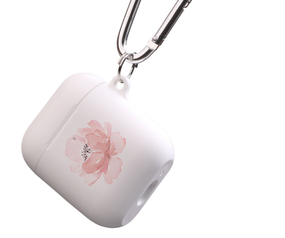 Pink Watercolor Rose Airpod Protective Case Airpods Case - Etsy