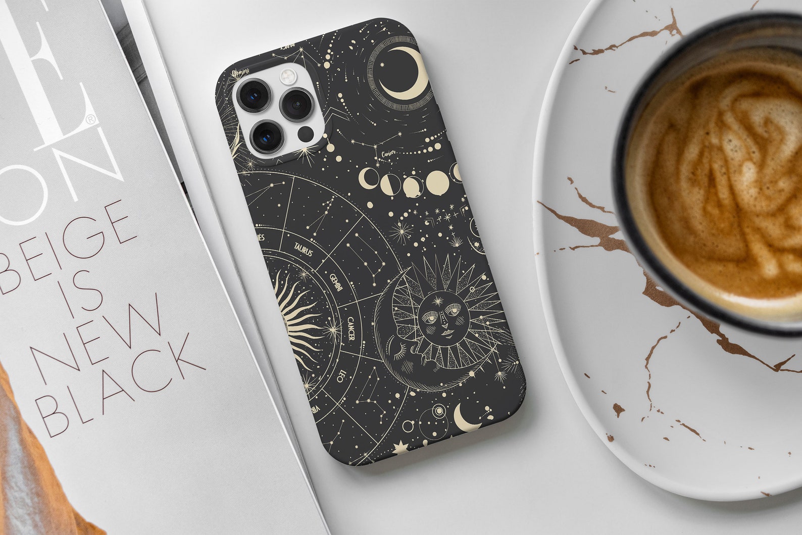 Zodiac Astrology Phone Case for iPhone 17, 16, 15, 14 Pro Max, iPhone ...