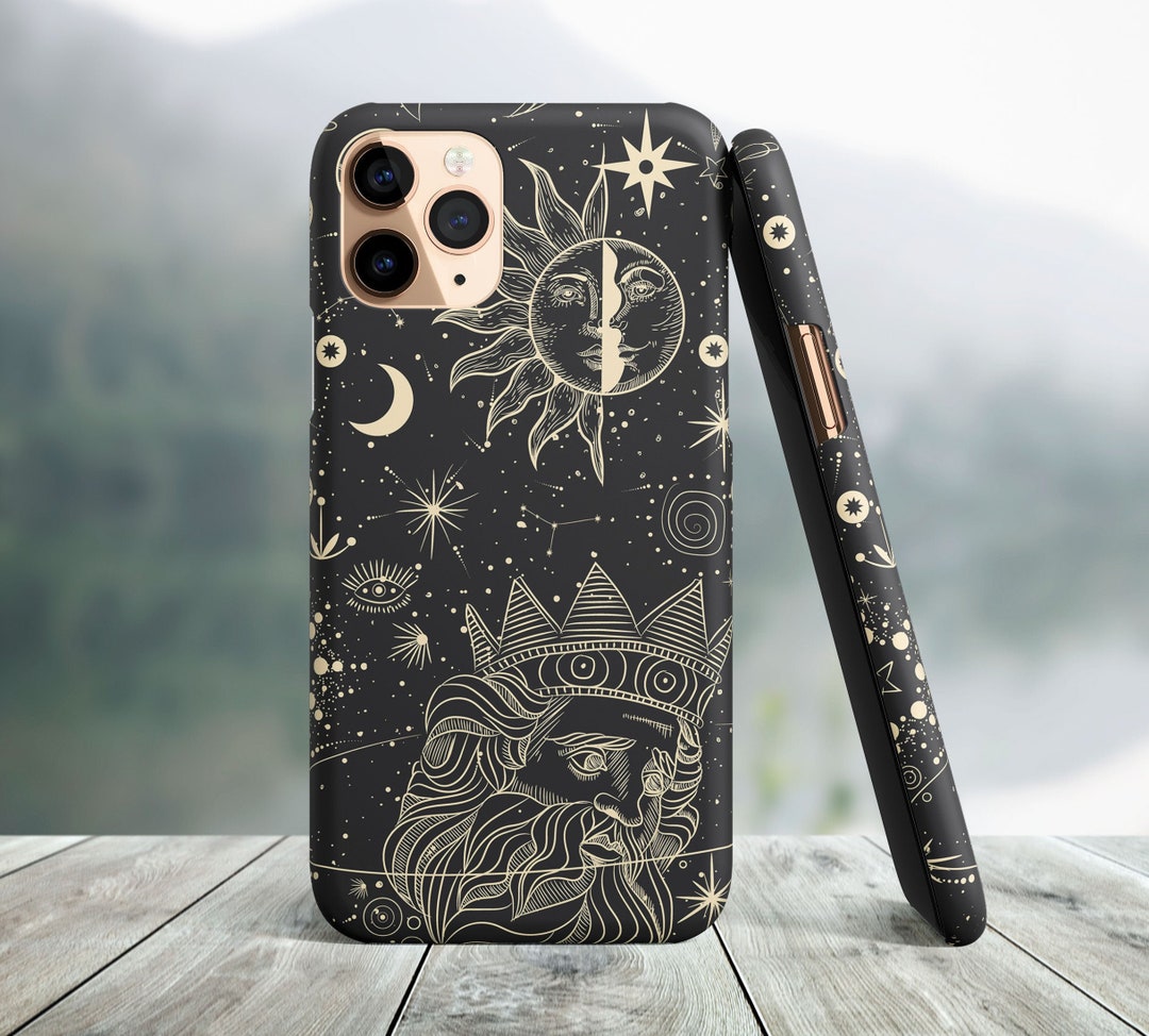Sun and Moon iPhone 15, 14, 13 Pro Max Phone Case, iPhone 15, 14 Plus ...