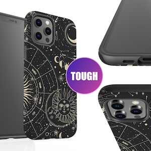 Zodiac Astrology Phone Case for iPhone 17, 16, 15, 14 Pro Max, iPhone ...