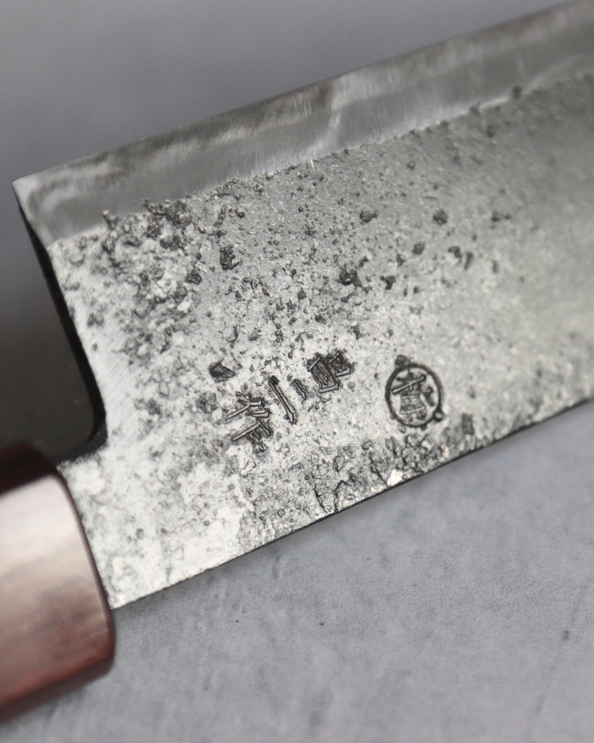 Hand Forged Japanese Carbon Steel Knife Santoku / Handmade Chefs ...