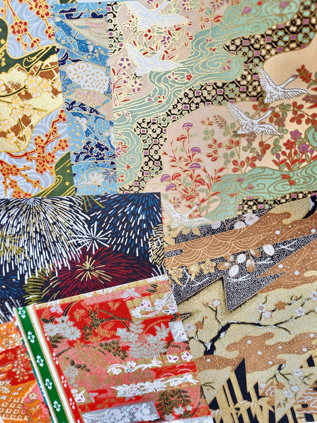 Japanese Chiyogami Origami Paper - Finest Quality - Set of 20 Sheets ...