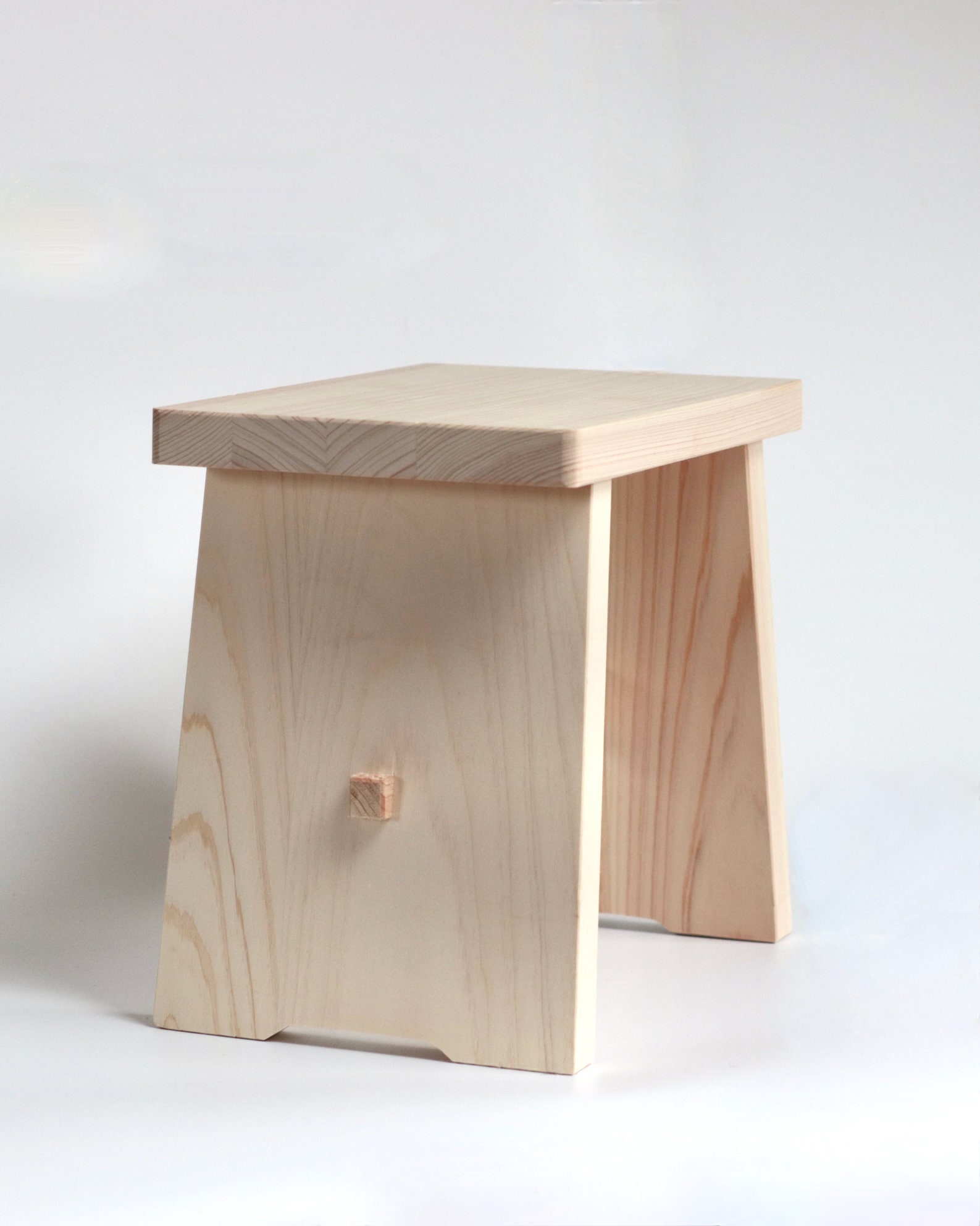 Japanese Hinoki Wood Step Stool: Bath & Display Bench - Etsy