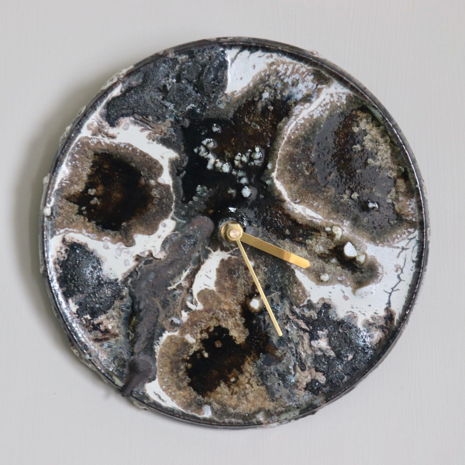 Ceramic Wall Clock (A) by Ohara Koichi/japanese Studio Pottery / Made ...
