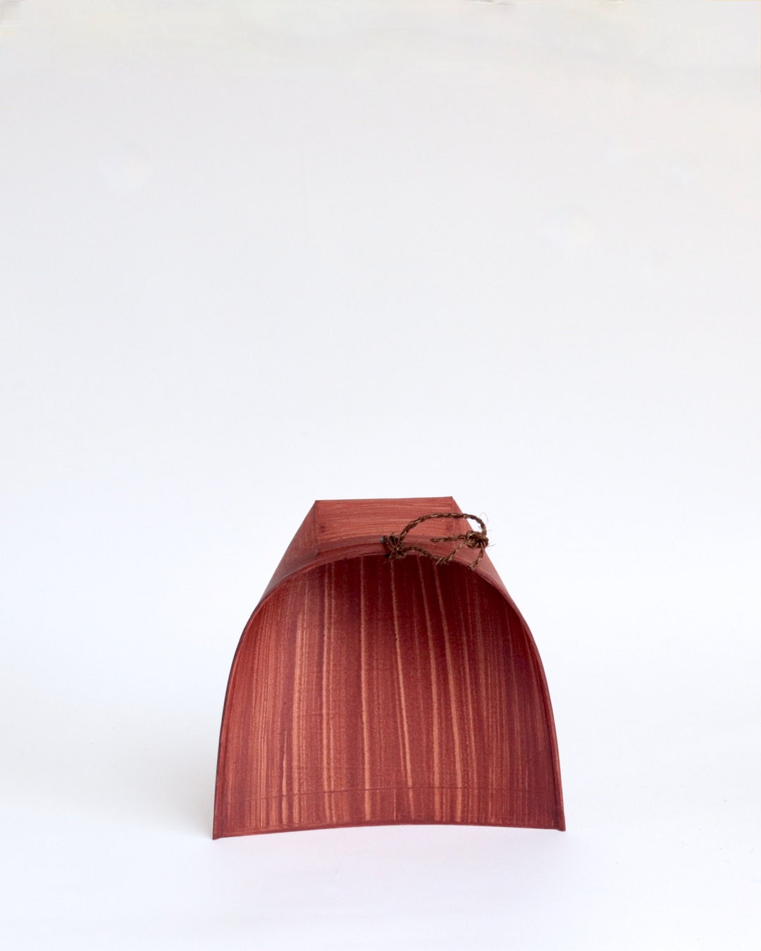 Small Japanese Harimi Dustpan: Kakishibu Persimmon Dyed, Eco-friendly ...