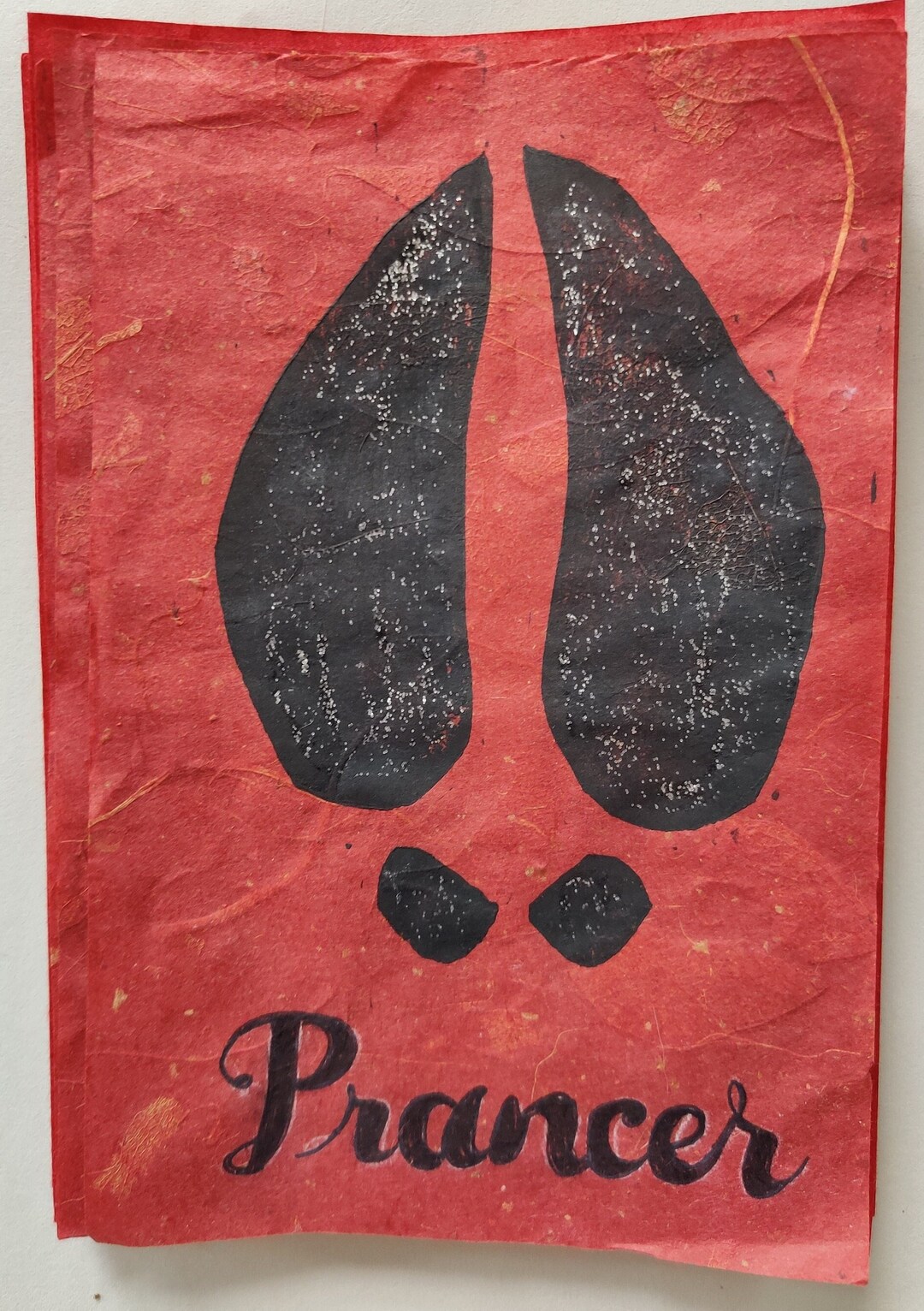 Santa's Reindeer Hoof Prints: Set of 3 - Etsy