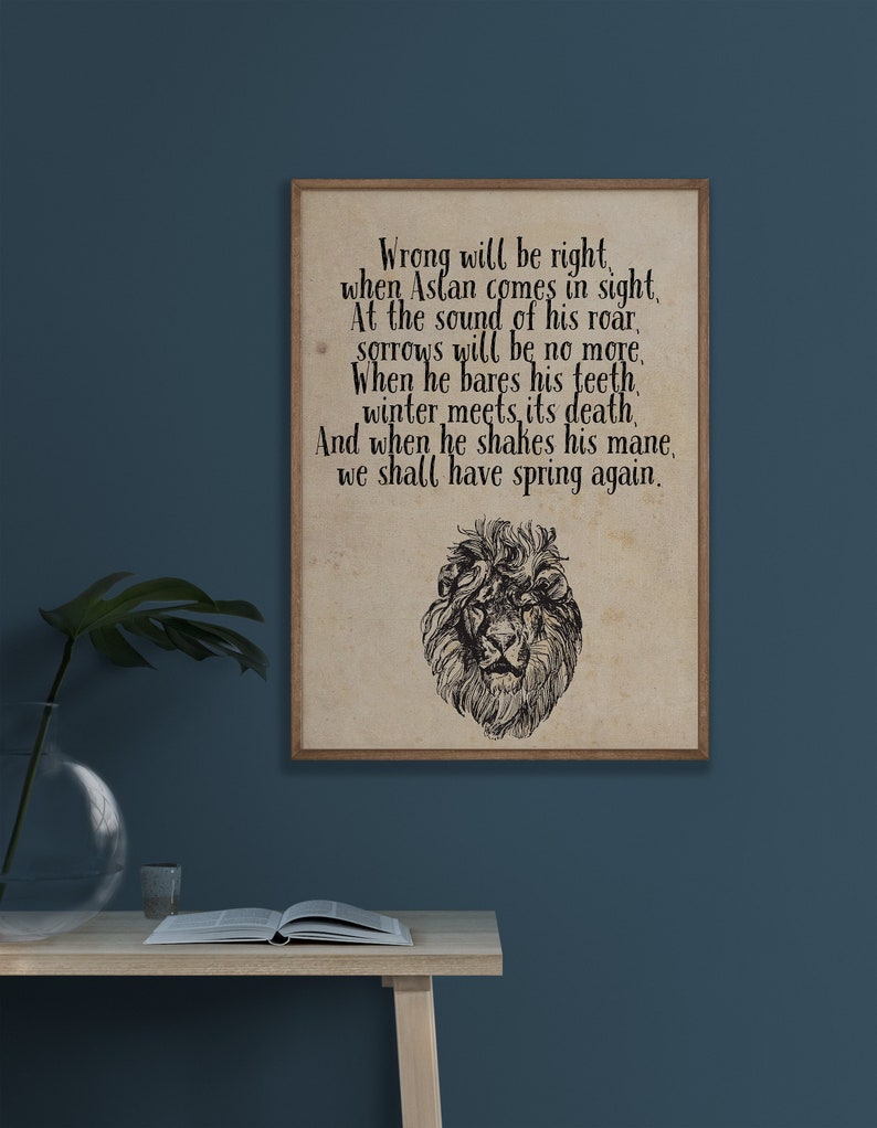 Narnia - Printable - Digital Wall Art - Chronicles of Narnia ...