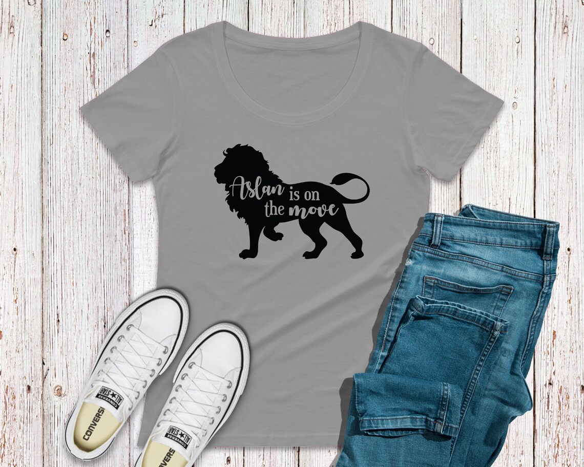 Aslan is on the Move SVG File - Chronicles of Narnia - Aslan Decal ...