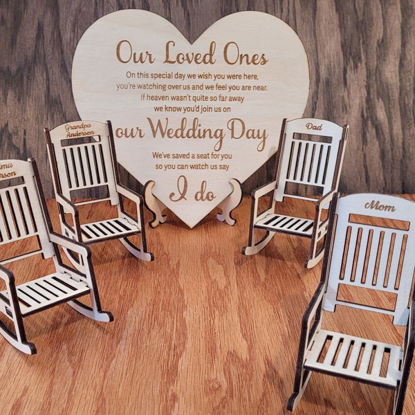 Reserved Memorial Sign, Personalized Memorial Plaque, in Loving Memory ...