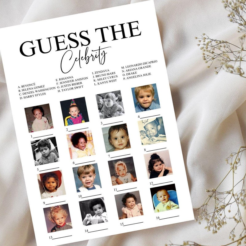 Baby Photo Matching Game - Etsy