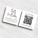 Baby Shower Registry Card With QR Codes Online Registry Access Editable ...