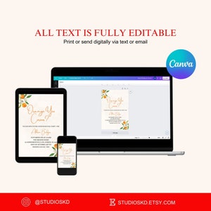 Orange You Curious Gender Reveal Party Invitation What Will the Little ...