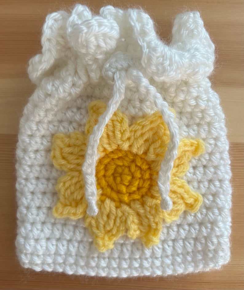 Sunflower Pouch Crochet Pattern - Etsy