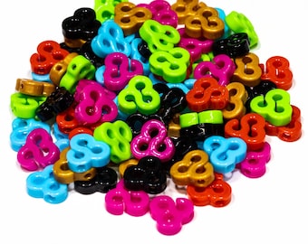 Spider Kandi Beads for Spooky Halloween Kandi Packs of 10, 20, 30, or ...